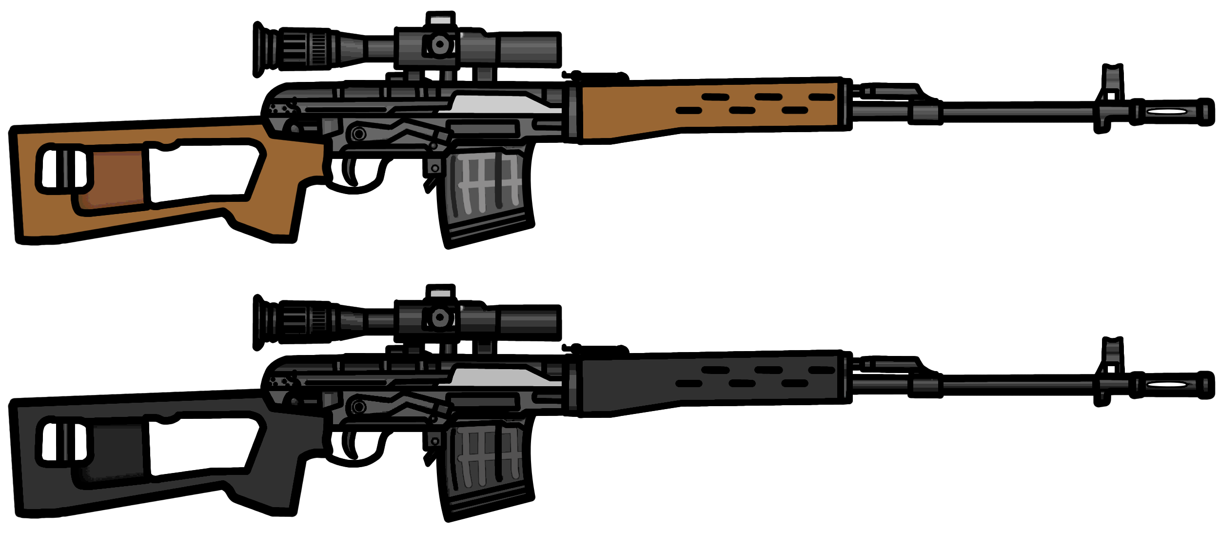 Walfas Custom Prop: Soviet SVD Dragunov by Midian-P on DeviantArt