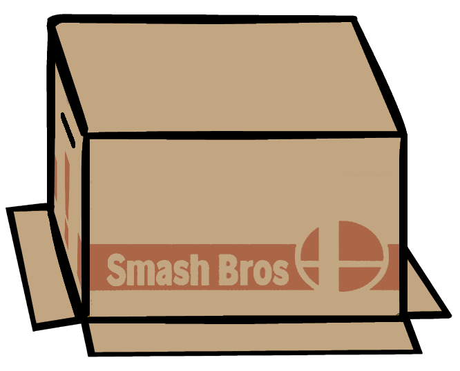 Walfas Custom Edit: Smash Bros Cardboard Box by Midian-P on DeviantArt