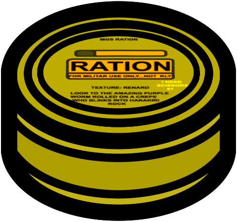 Walfas Custom Edit: MGS2 Ration by Midian-P on DeviantArt