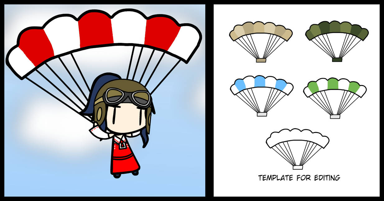 Walfas Custom Prop: Parachute by Midian-P on DeviantArt