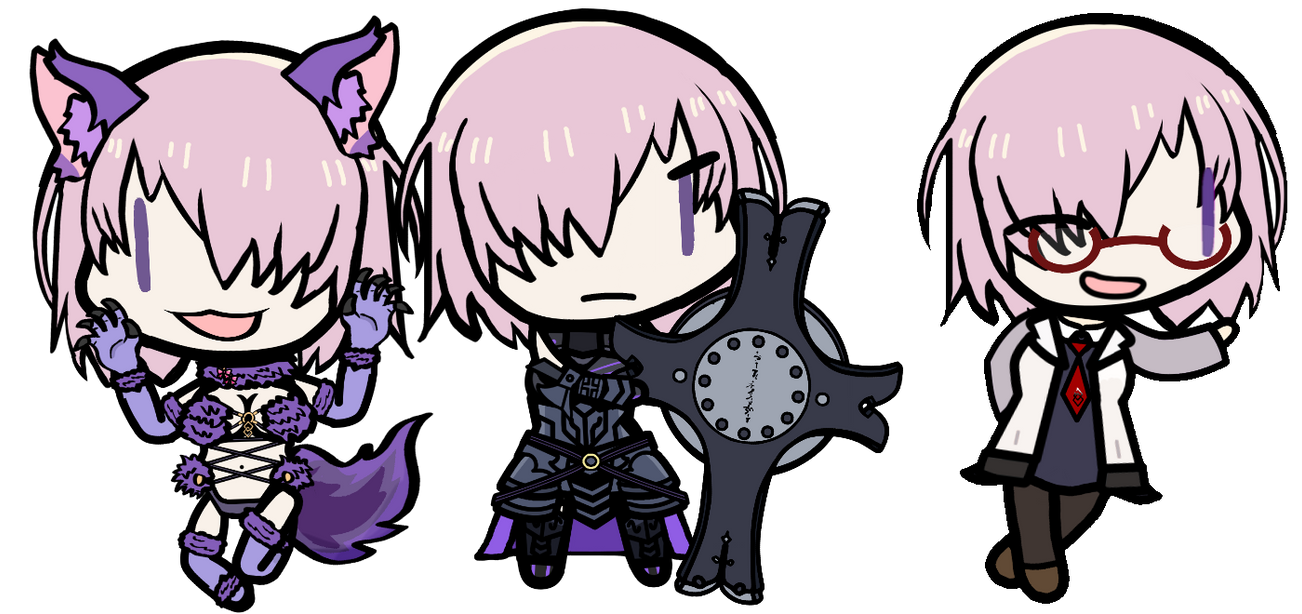 Walfas Custom Base: Mash Kyrielight (Shielder) V2 by Midian-P on DeviantArt