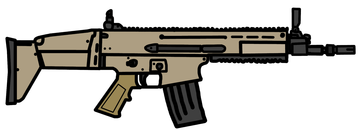 Walfas Custom prop: FN SCAR-L CQC by Midian-P on DeviantArt