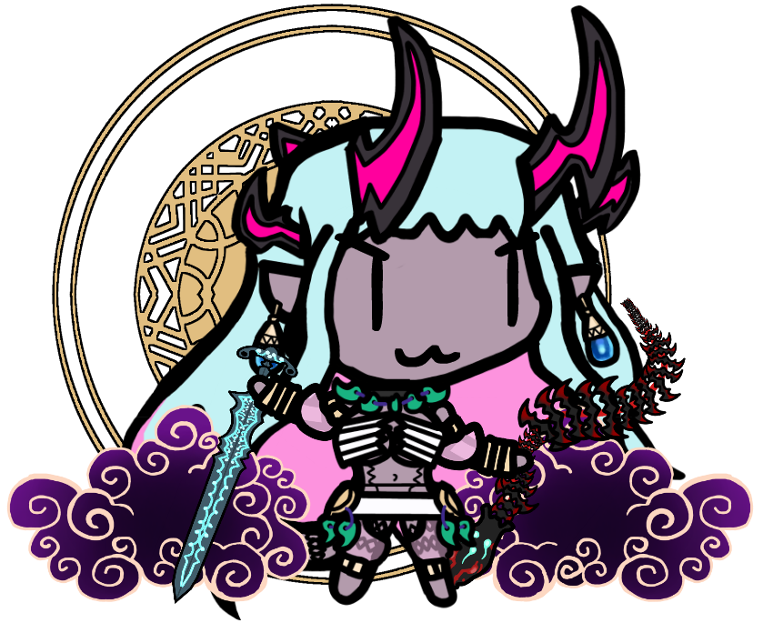 Walfas Custom Base: Ibuki Douji (Saber) by Midian-P on DeviantArt