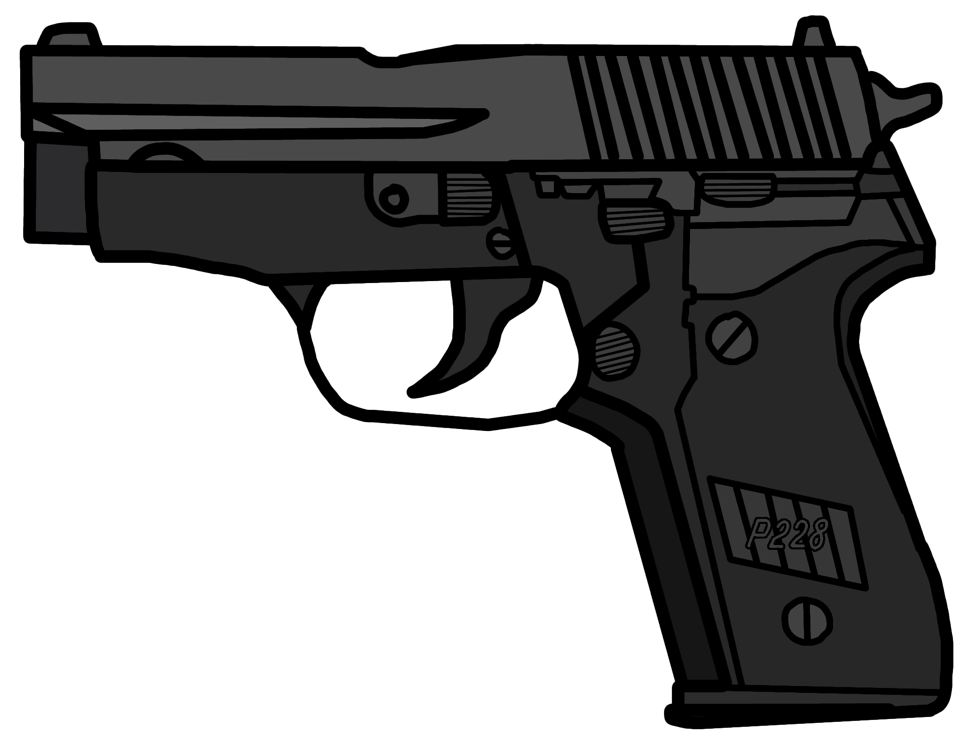Walfas Custom Prop: SIG Sauer P228 by Midian-P on DeviantArt