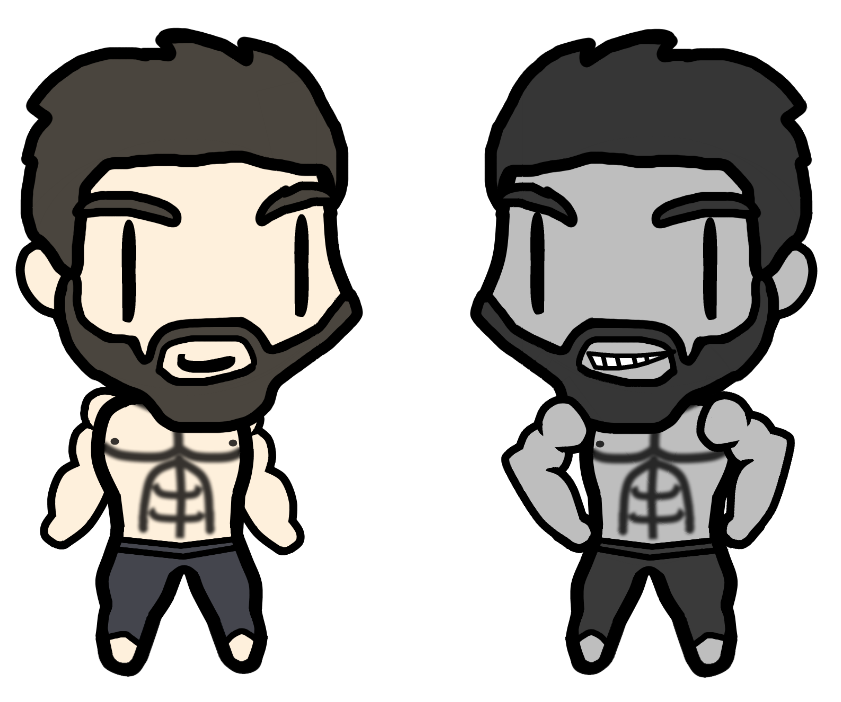 Walfas Custom Base: Ernest Khalimov aka Gigachad by Midian-P on DeviantArt