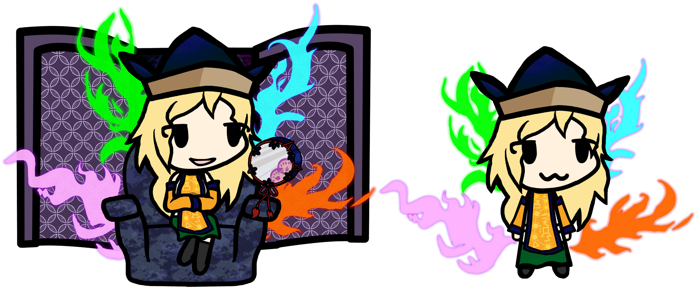 Walfas Custom Base: Okina Matara by Midian-P on DeviantArt