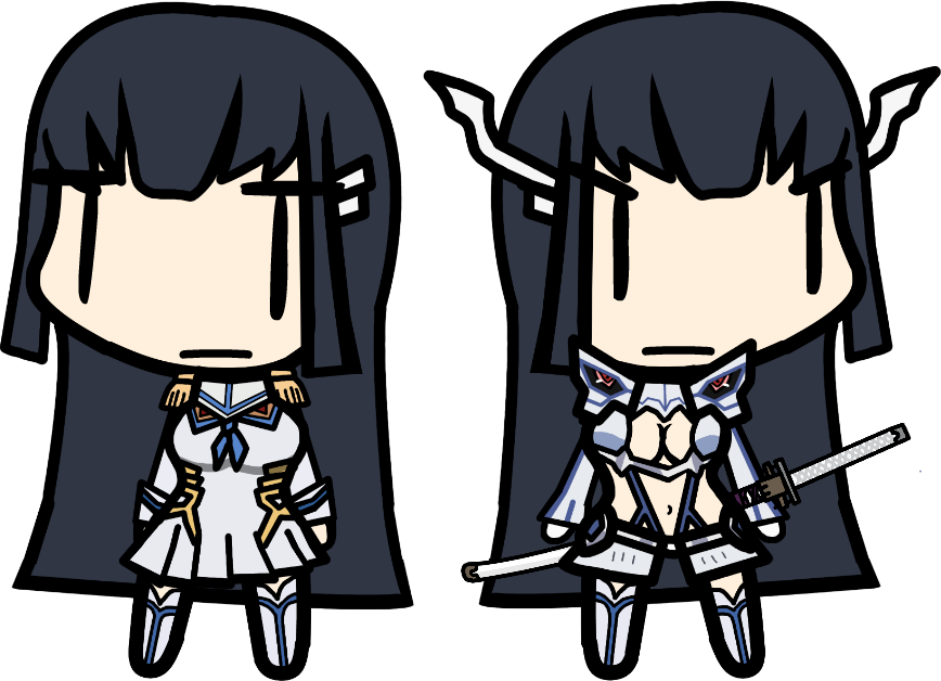 Walfas Custom Base: Satsuki Kiryuin (KLK) by Midian-P on DeviantArt
