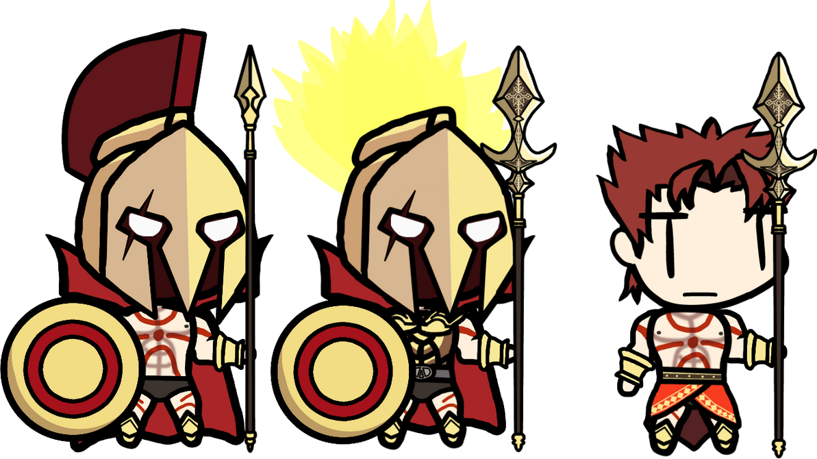 Walfas Custom Base: Leonidas I (Lancer) by Midian-P on DeviantArt