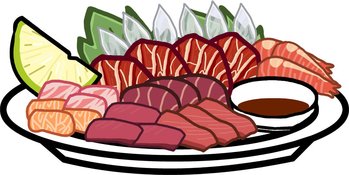 Walfas Custom Prop: Raw Sashimi Set by Midian-P on DeviantArt