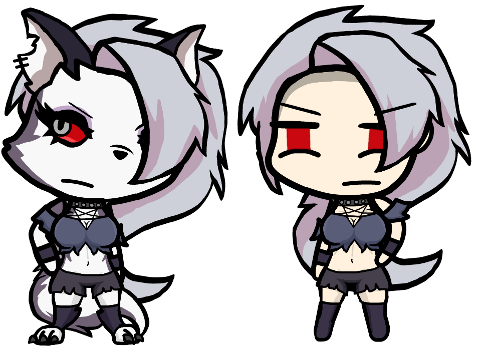 Walfas Custom Base: Loona (Helluva Boss) V2 by Midian-P on DeviantArt