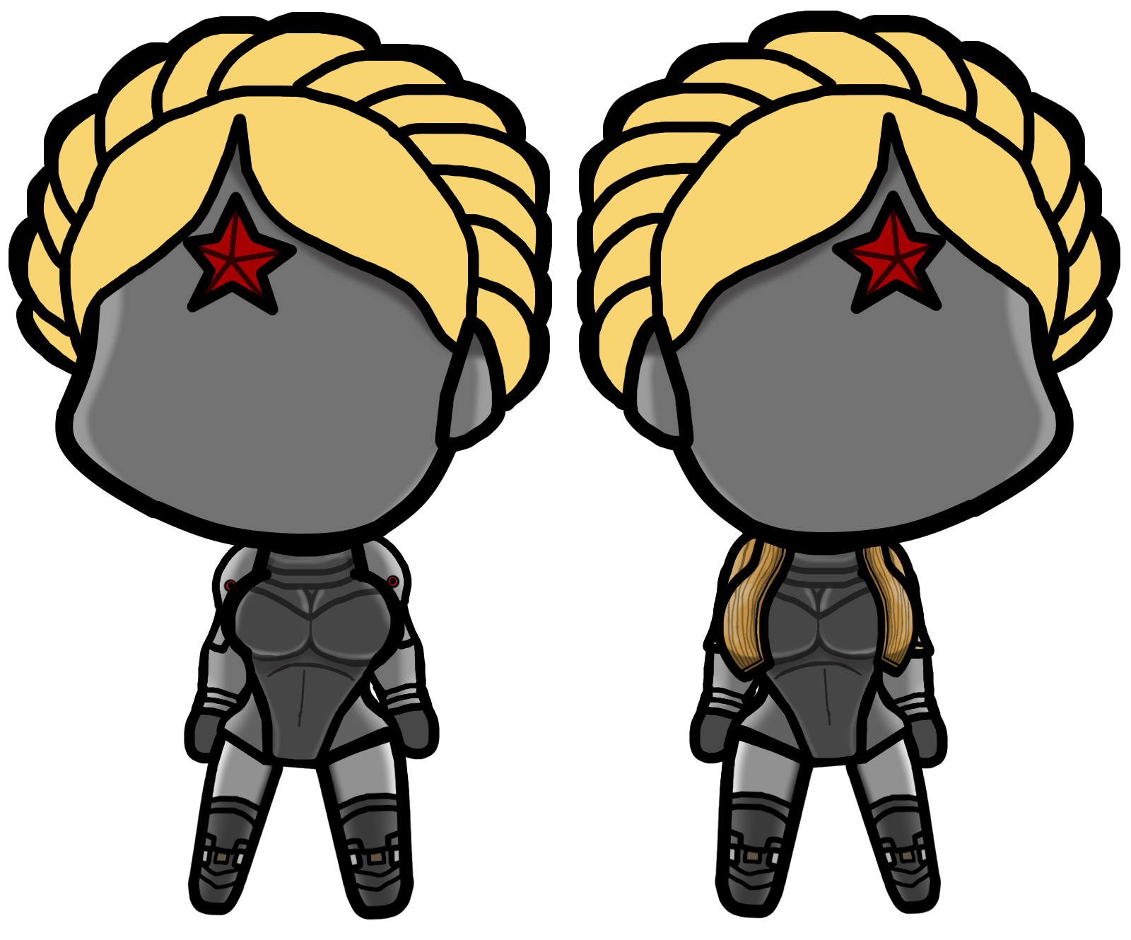 Walfas Custom Base: The Twins (Atomic Heart) by Midian-P on DeviantArt