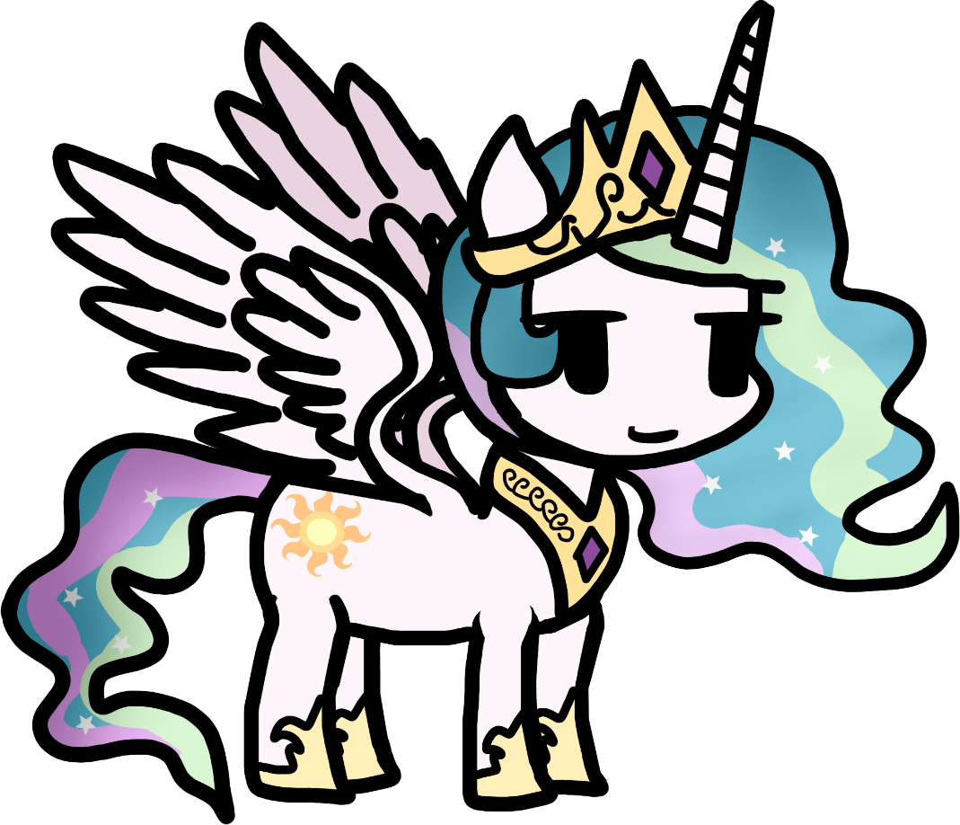 Walfas Custom: Celestia (MLP) V2 by Midian-P on DeviantArt