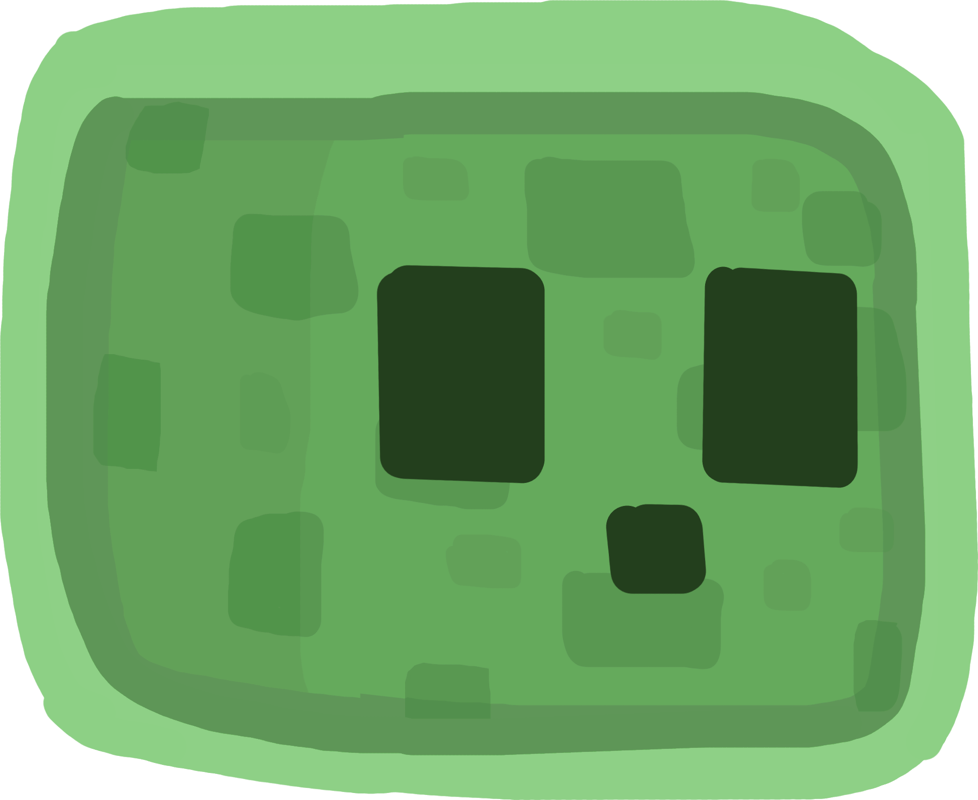 Minecraft Slime Face