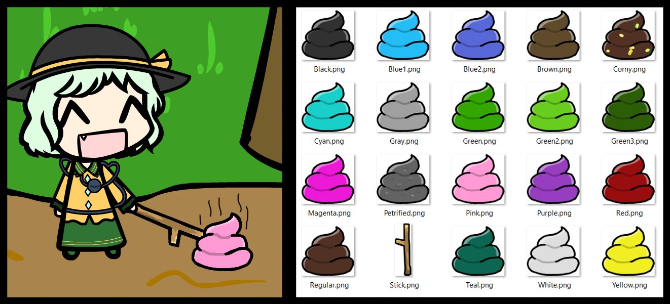 Walfas Custom Prop: Poop Set by Midian-P on DeviantArt