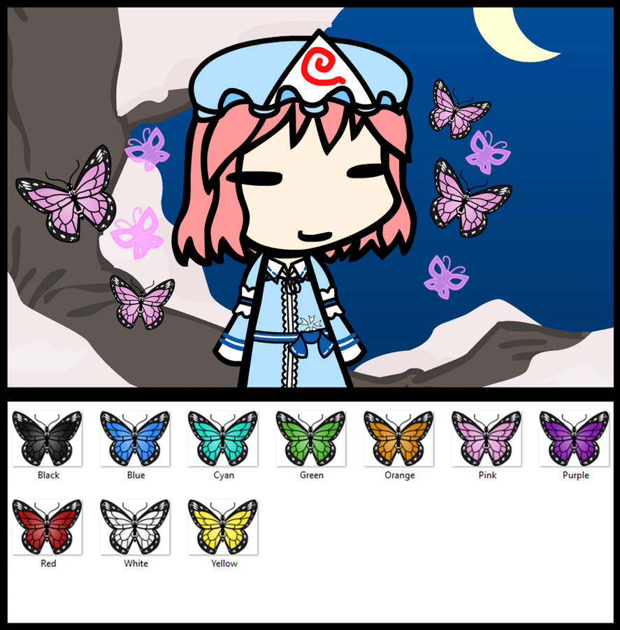 Walfas Custom Prop: Butterfly Set by Midian-P on DeviantArt