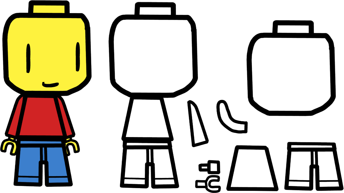 Walfas Custom: Lego Minifig Character Template by Midian-P on DeviantArt