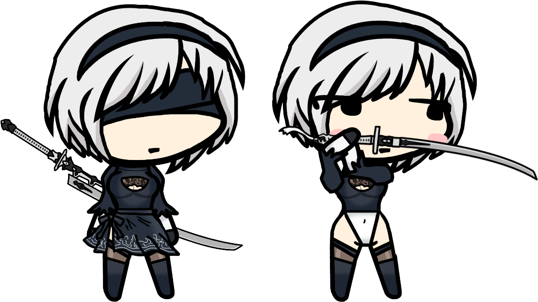 Walfas Custom Base: 2B (NieR) by Midian-P on DeviantArt