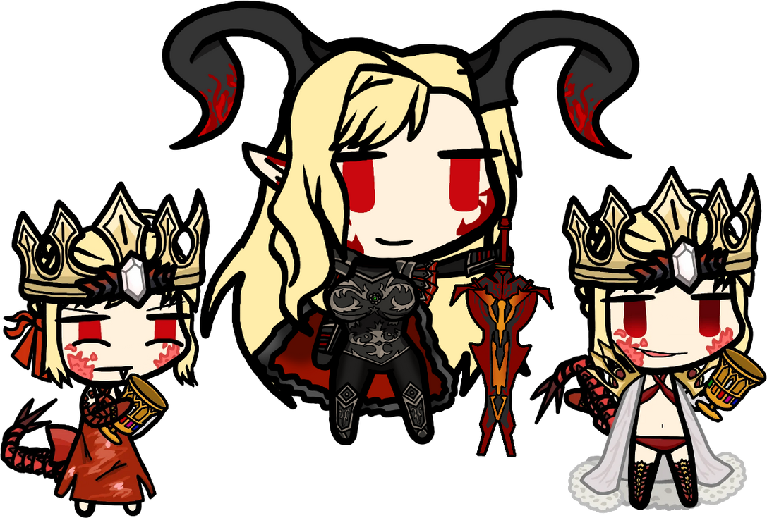 Walfas Custom Base: Queen Draco (Beast) by Midian-P on DeviantArt