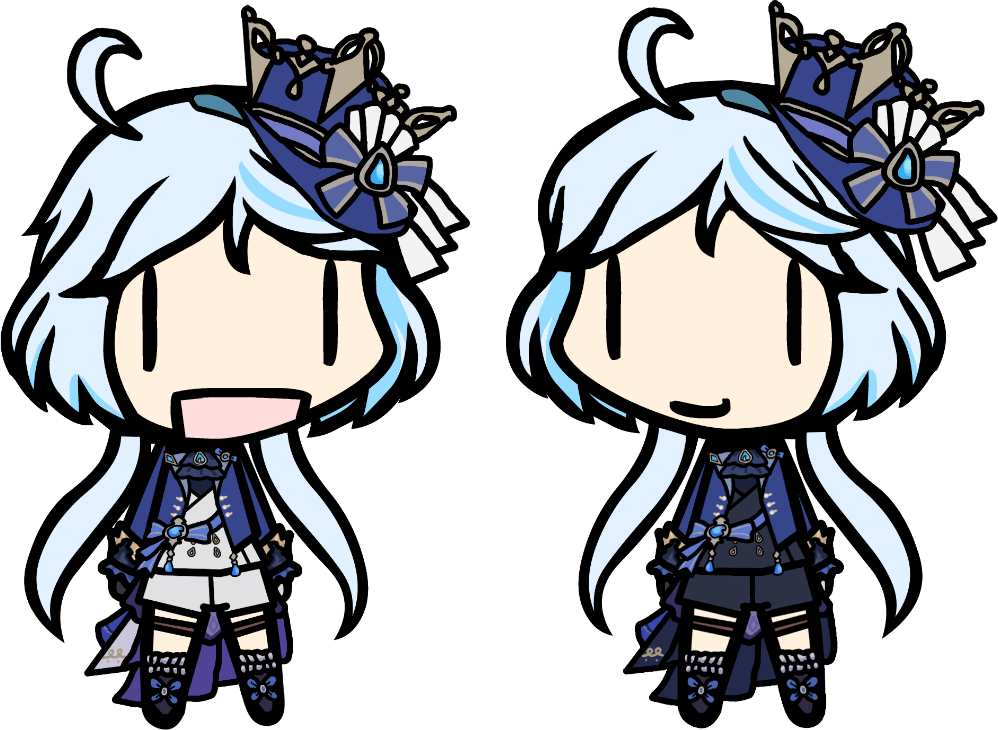 Walfas Custom Base: Furina (Genshin Impact) by Midian-P on DeviantArt