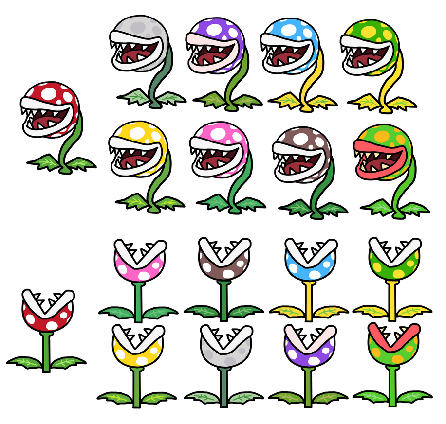 Walfas Custom Prop: SMB Piranha Plant Pack by Midian-P on DeviantArt