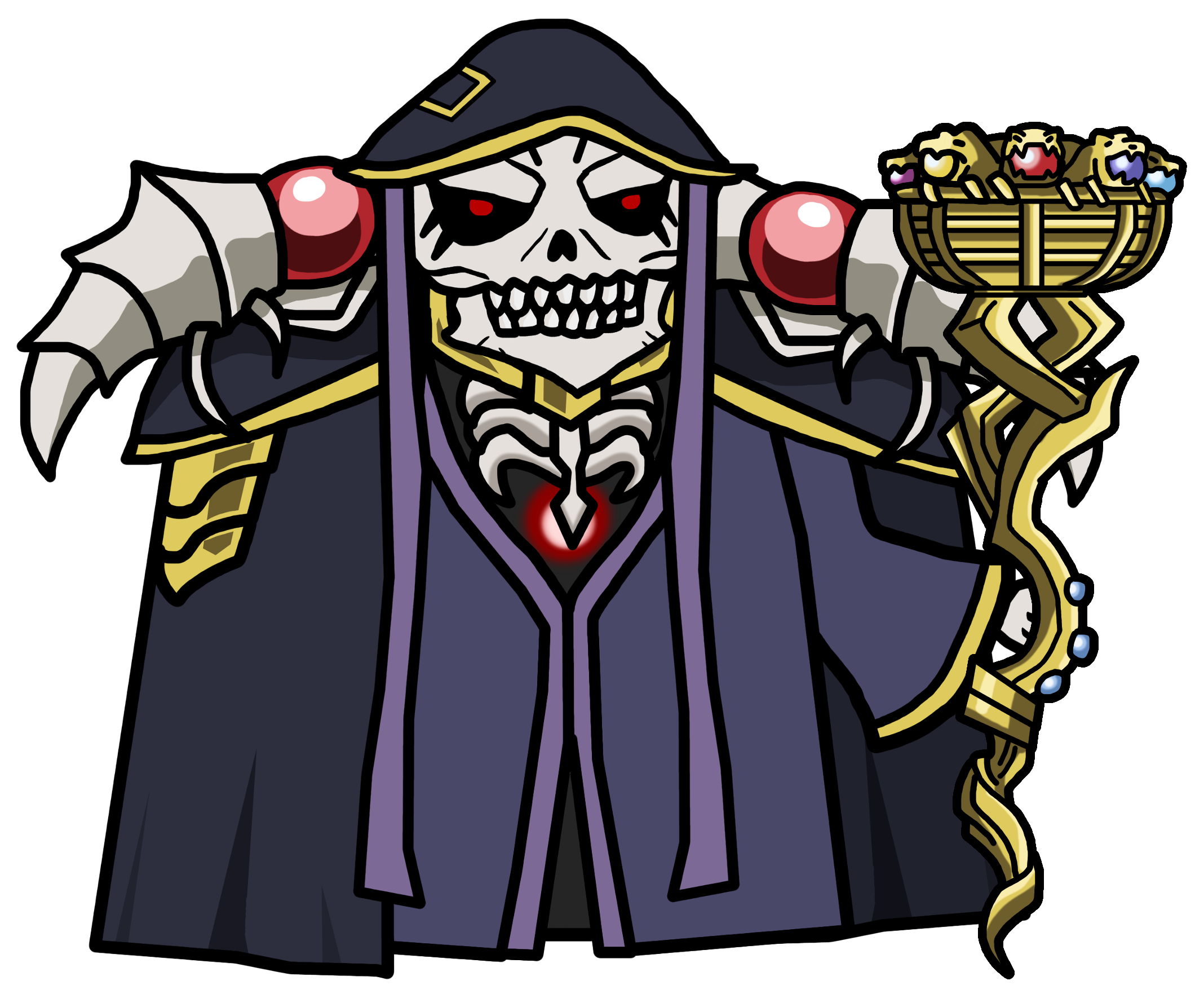 Walfas Custom Base: Ainz Ooal Gown by Midian-P on DeviantArt