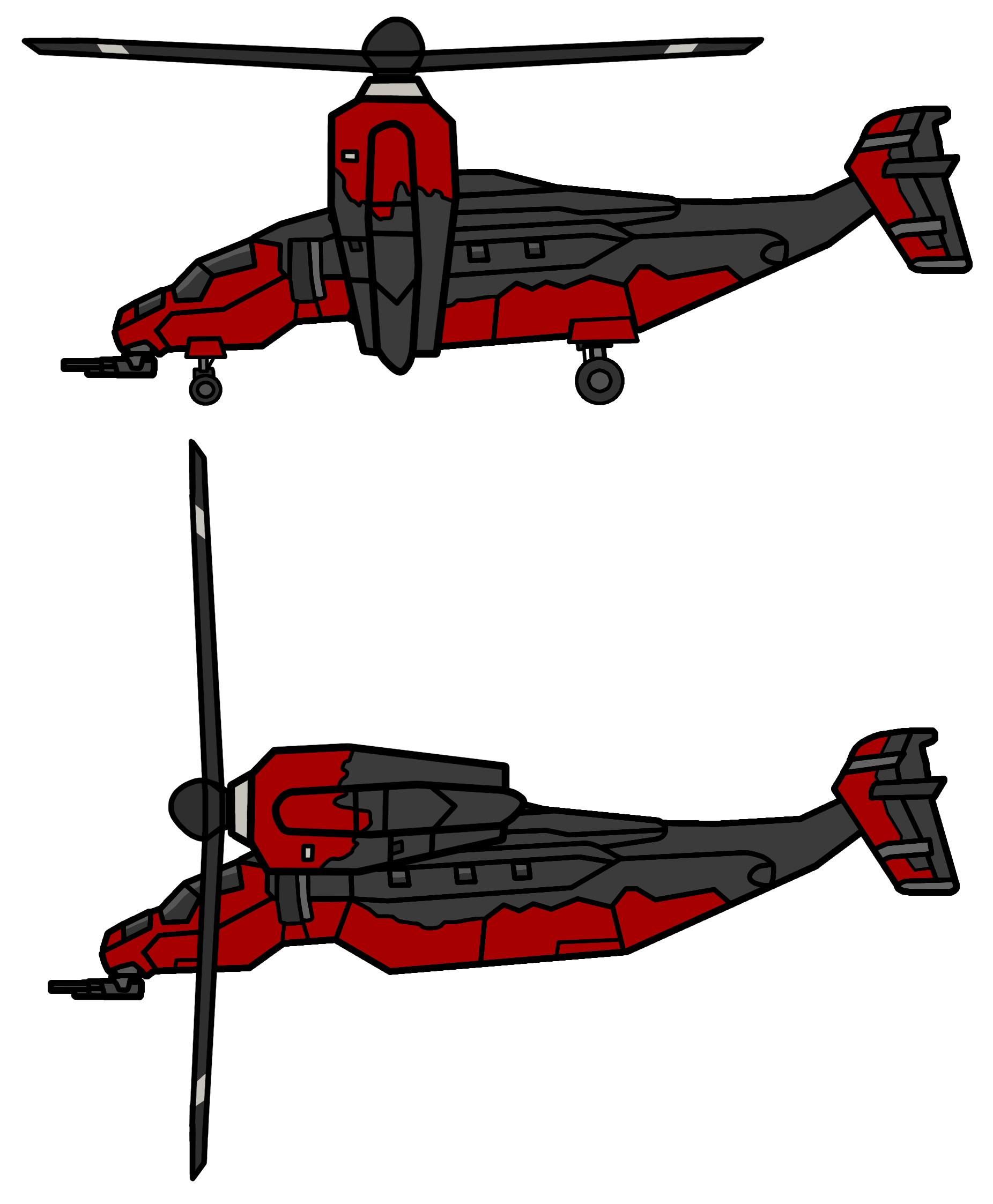 Walfas Custom Prop: Desperado Tiltrotor (MGR) by Midian-P on DeviantArt