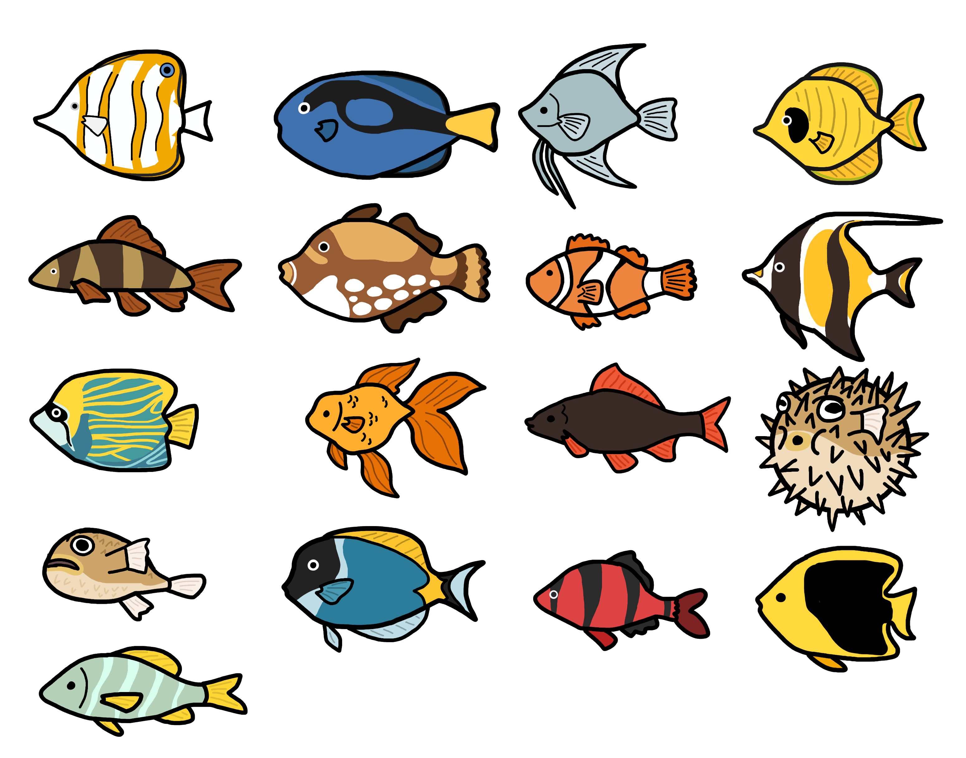 Walfas Custom Prop: Tropical Fish Pack by Midian-P on DeviantArt