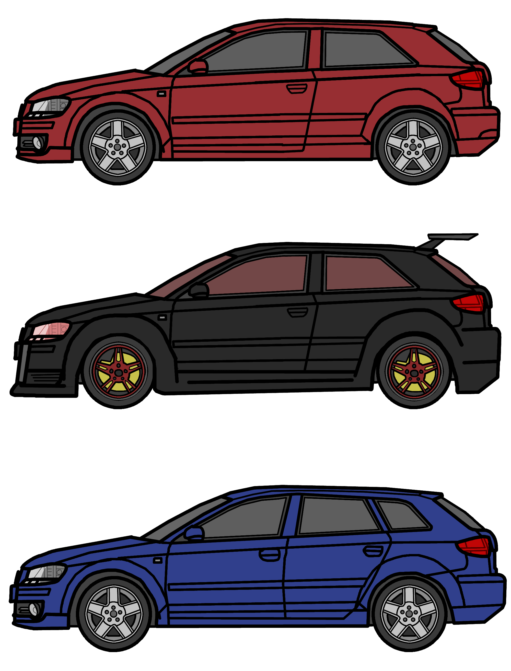 Walfas Custom Prop: Audi A3 by Midian-P on DeviantArt