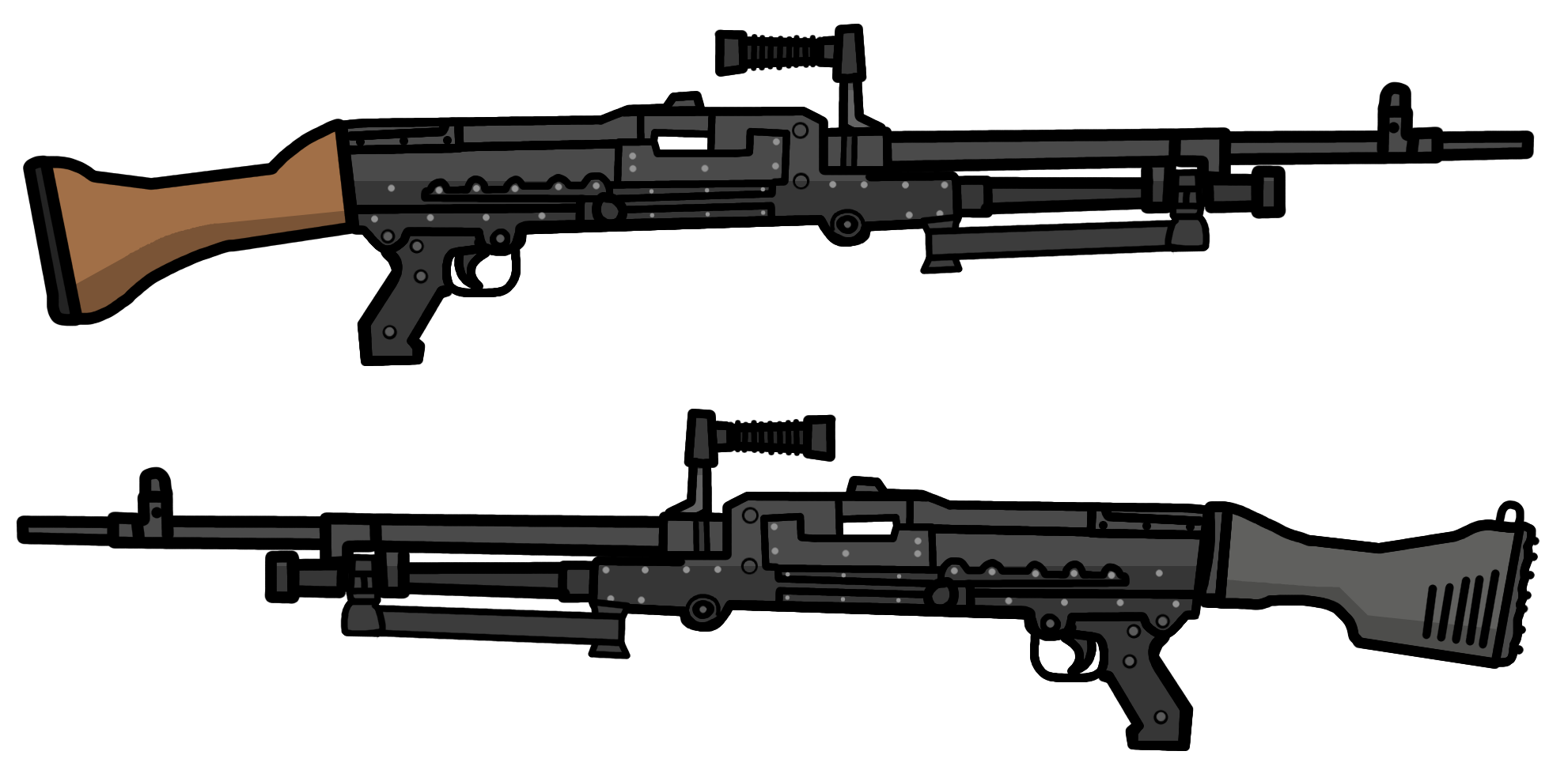Walfas Custom Prop: L7A2 GPMG by Midian-P on DeviantArt