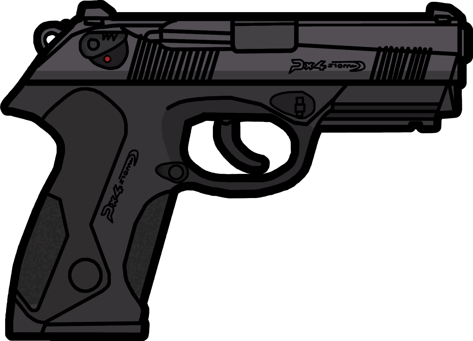 Walfas Custom Prop: Beretta PX4 Storm by Midian-P on DeviantArt