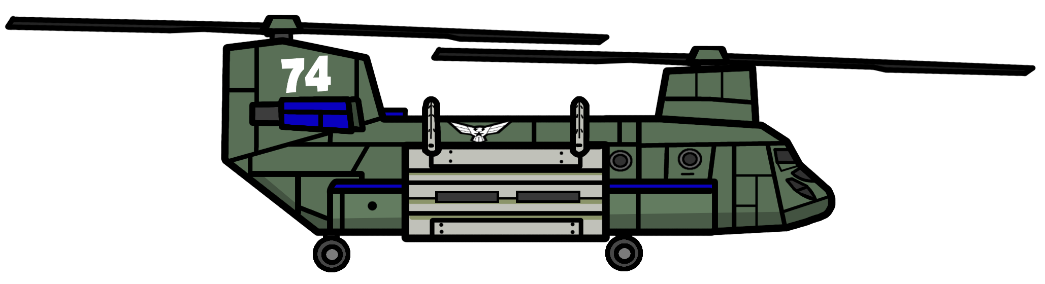Walfas Custom: Combat Chinook (ZH) by Midian-P on DeviantArt