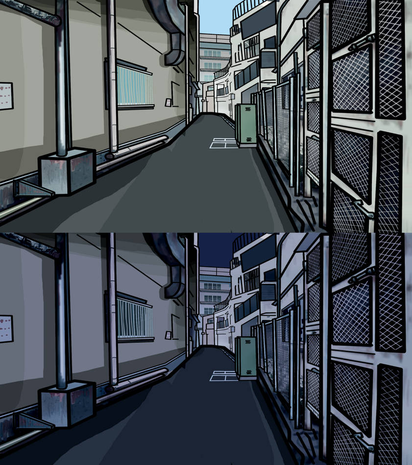 Walfas Custom Background: Back Alley 01 by Midian-P on DeviantArt