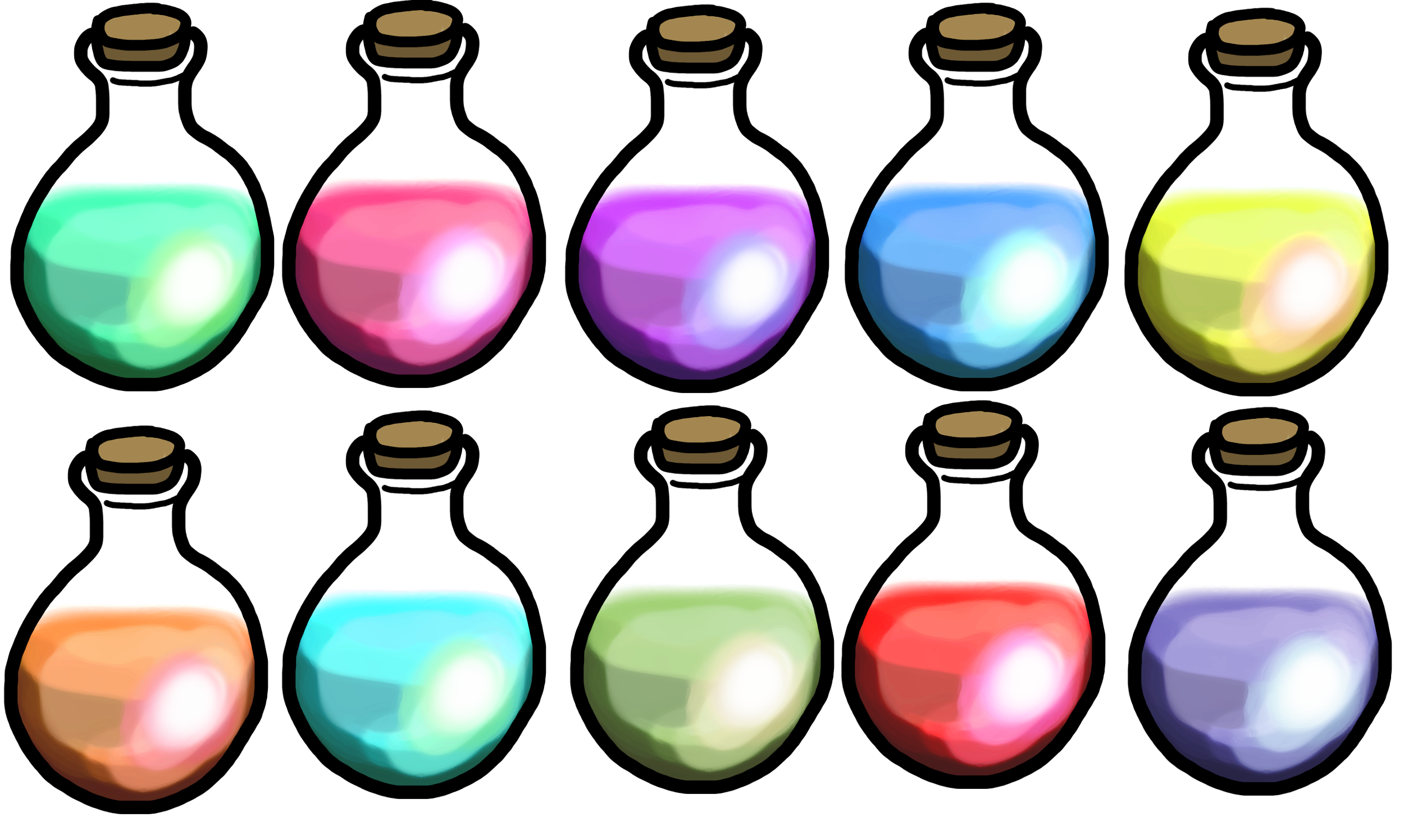 Walfas Custom Prop: Potion Pack 01 by Midian-P on DeviantArt