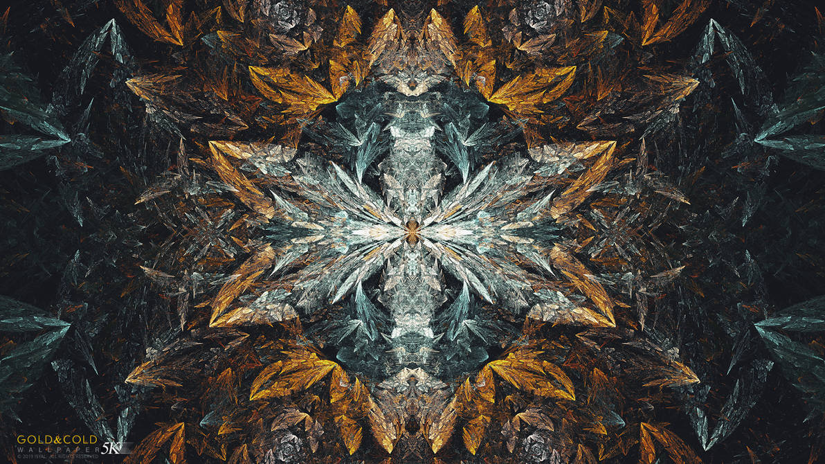 Gold ' Cold Wallpaper by i5yal on DeviantArt