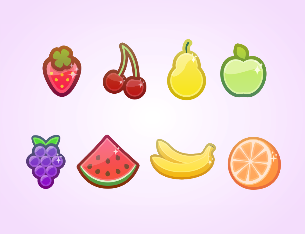Fruit icons set free by zapolzun on DeviantArt