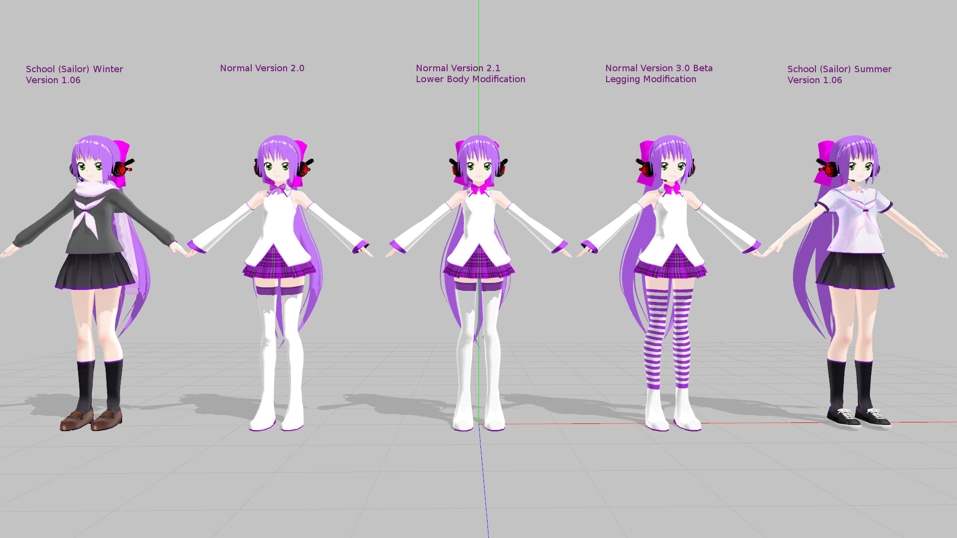 Updated Lat Utane Koe/Oto (Defo Imouto) Models by MRIMFire3605 on ...