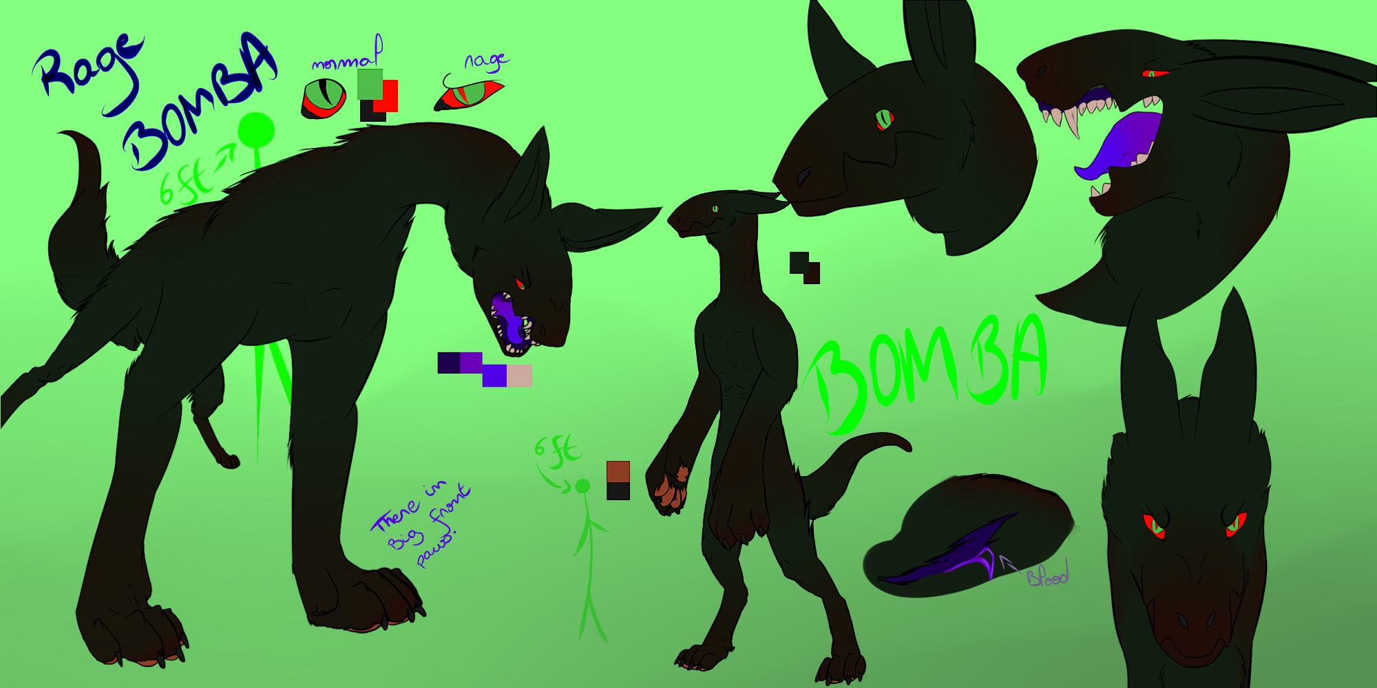 Bomba ref by LunaShadowsWolf on DeviantArt