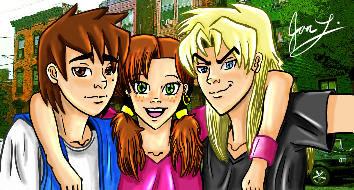 Michael, Ellie, and Waldo. by Sanctuary99 on DeviantArt