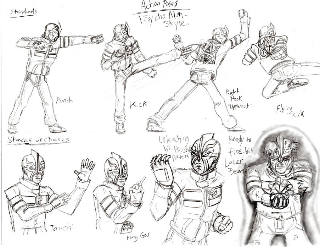 Action Poses by Sanctuary99 on DeviantArt