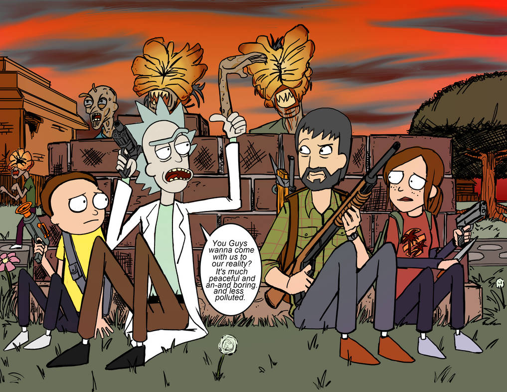 Rick and Morty Meets Joel and Ellie. by Sanctuary99 on DeviantArt