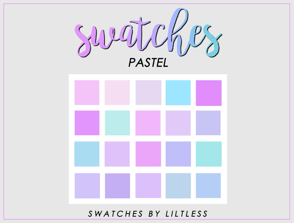 SWATCH 3 [PASTEL] by liltless on DeviantArt