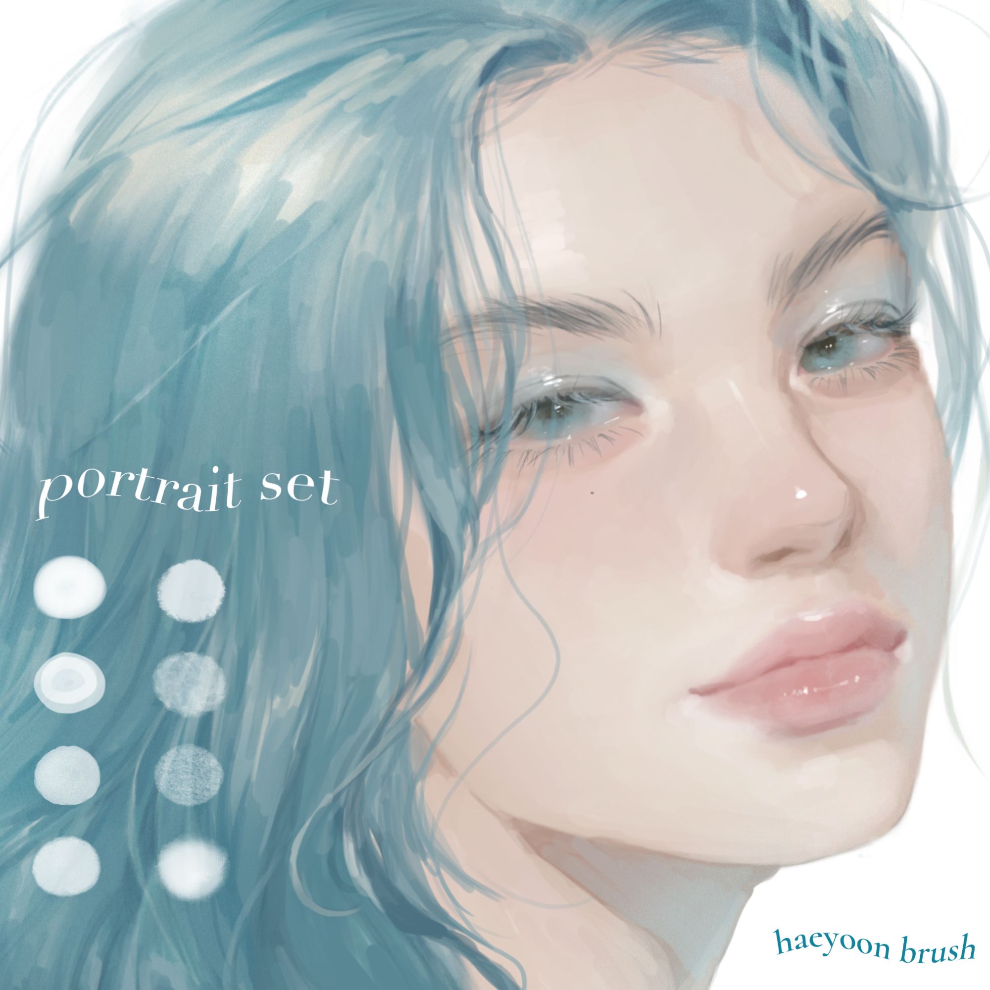 HAEYOON Portrait brush set (8) for Procreate by artwithrod on DeviantArt