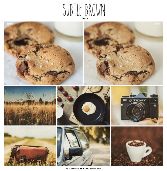 Subtle Brown PSD Coloring by Sweety-Muffin by Sweety-Muffin on DeviantArt
