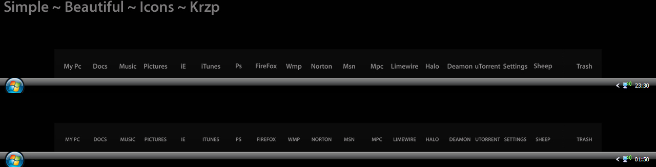 Krzp Dock Icons v.1.2 by Nuux on DeviantArt