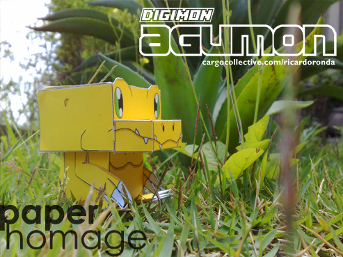 Paper Homage - Agumon by RZ-Ronda on DeviantArt