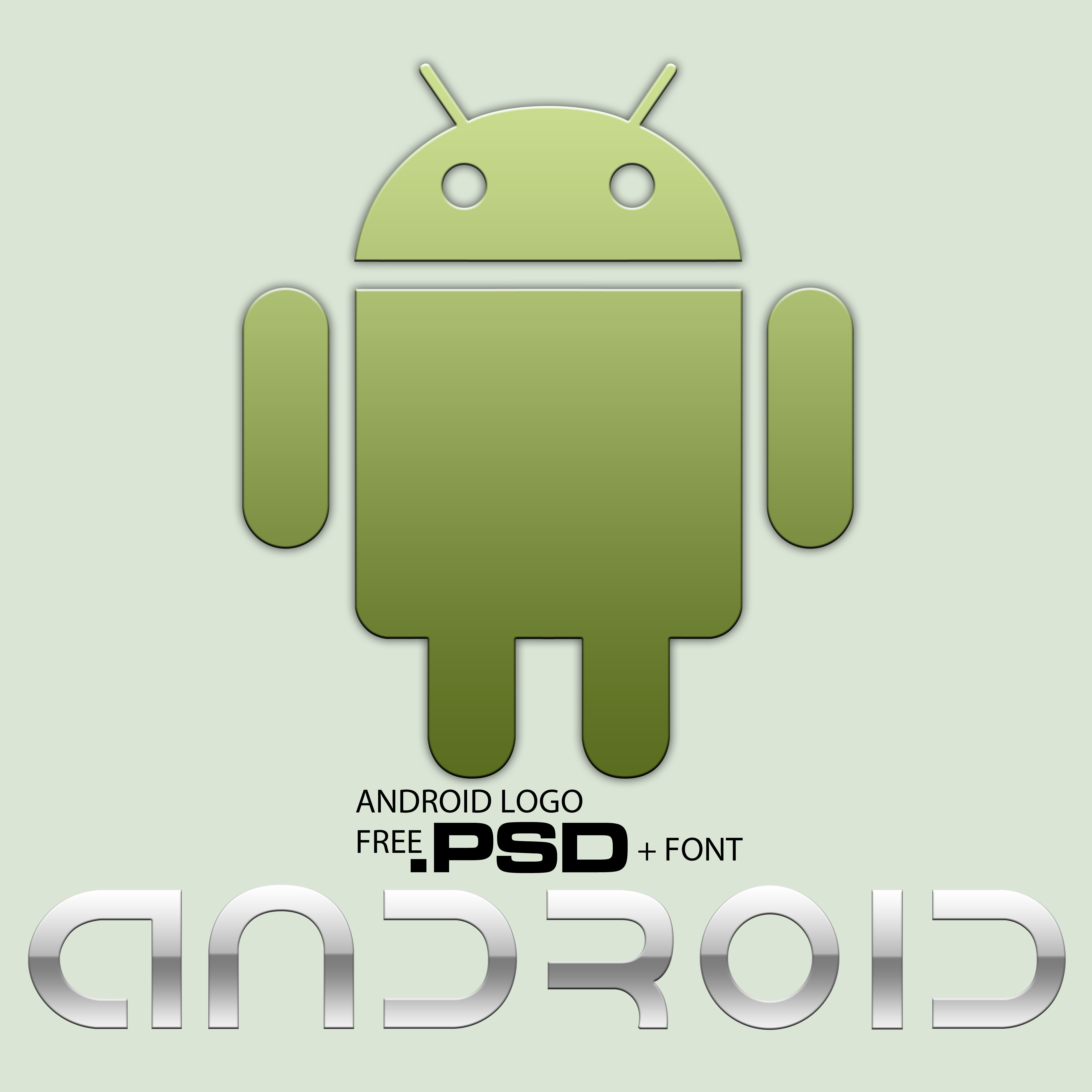 Android Logo Psd