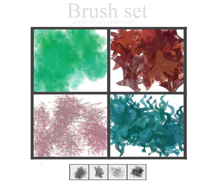 Brush set #2 by Dorine22 on DeviantArt