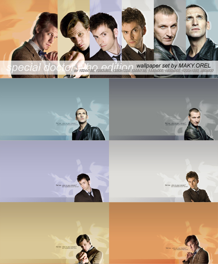 Doctor Who 11 Doctors Wallpaper
