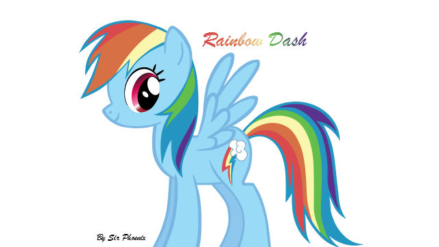 MLP FIM Rainbow dash by SirPh0eniX on DeviantArt