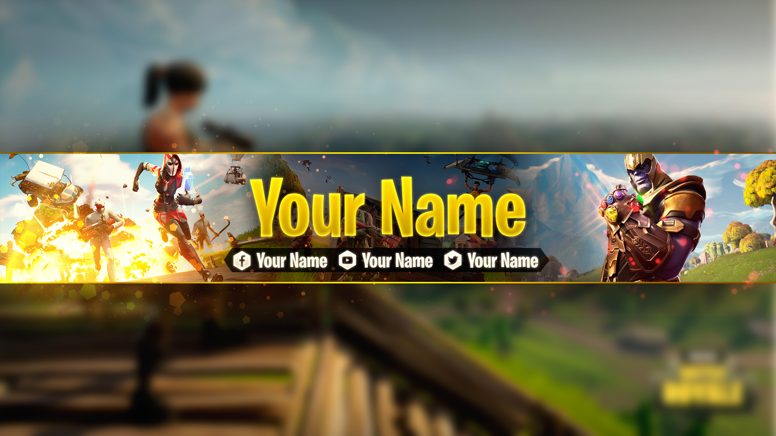 Fortnite youtube banner | VotoN by voton249 on DeviantArt